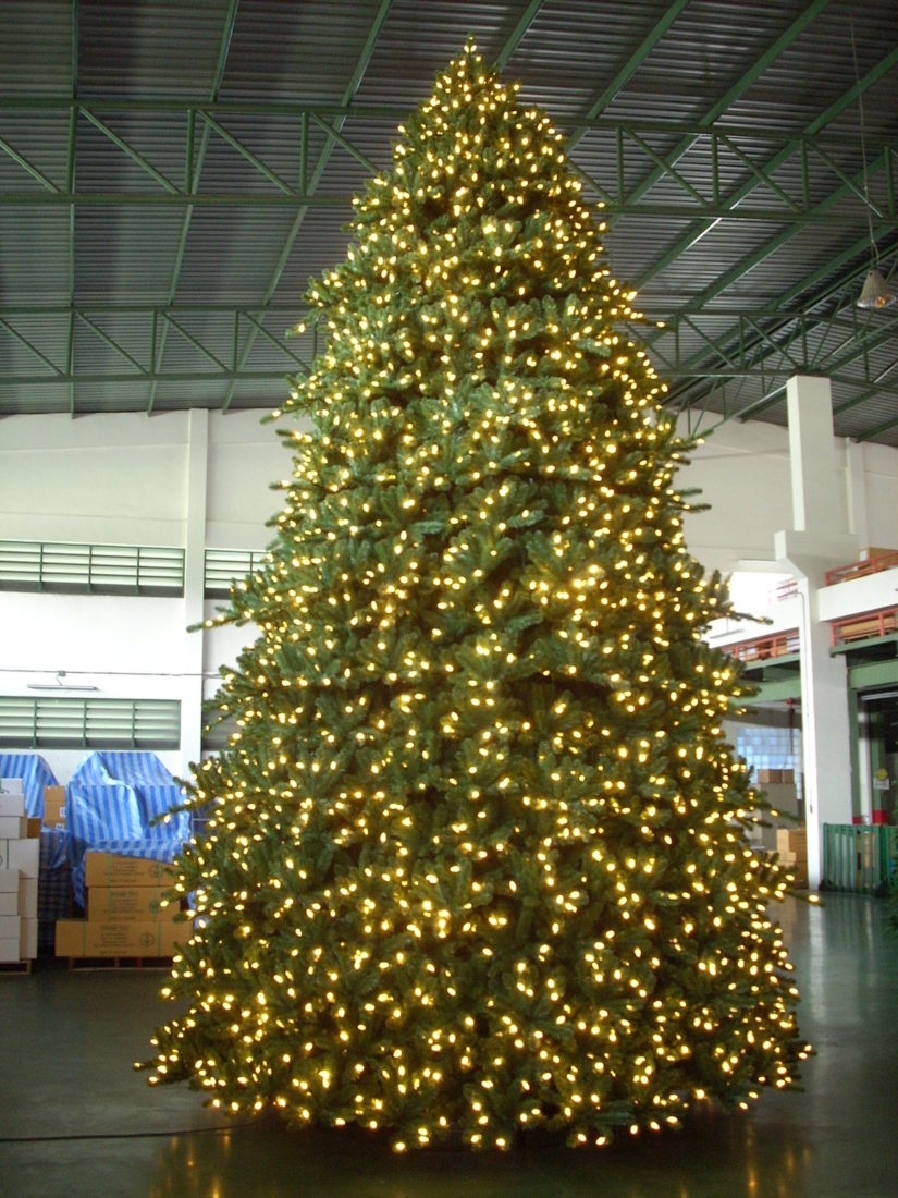 Christmas Tree Indoor w Lights - Artificial Xmas Tree Warehouse